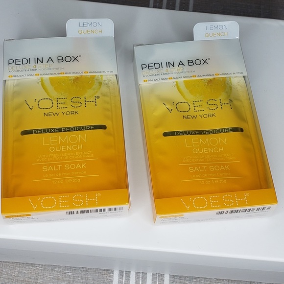 Voesh NY | Other | Voesh Ny Pedi In A Box Lemon Quench Duo | Poshmark